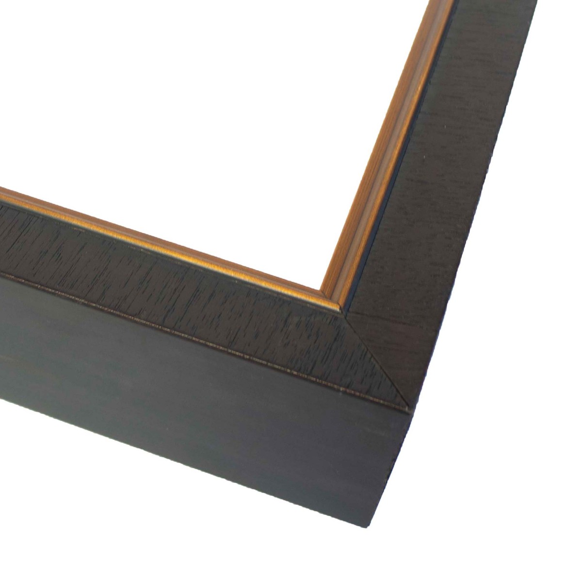 Corrigan Canvas Frame | Black Wood Canvas Frames by CustomPictureFrames.com