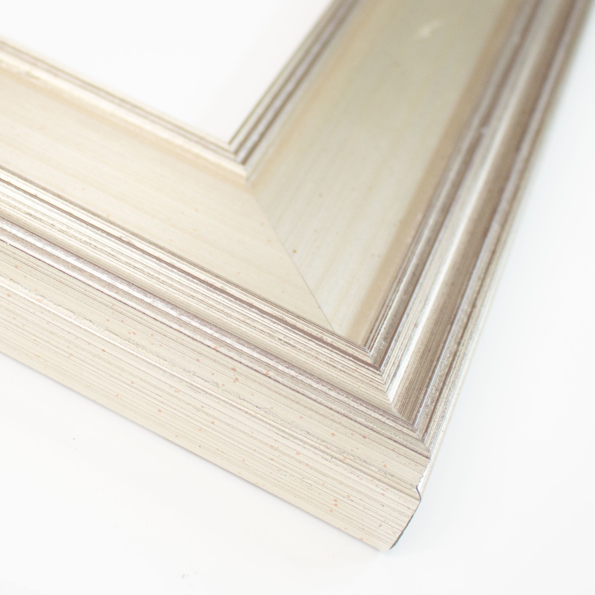 Aiken Picture Frame | Silver Wood Picture Frames by CustomPictureFrames.com