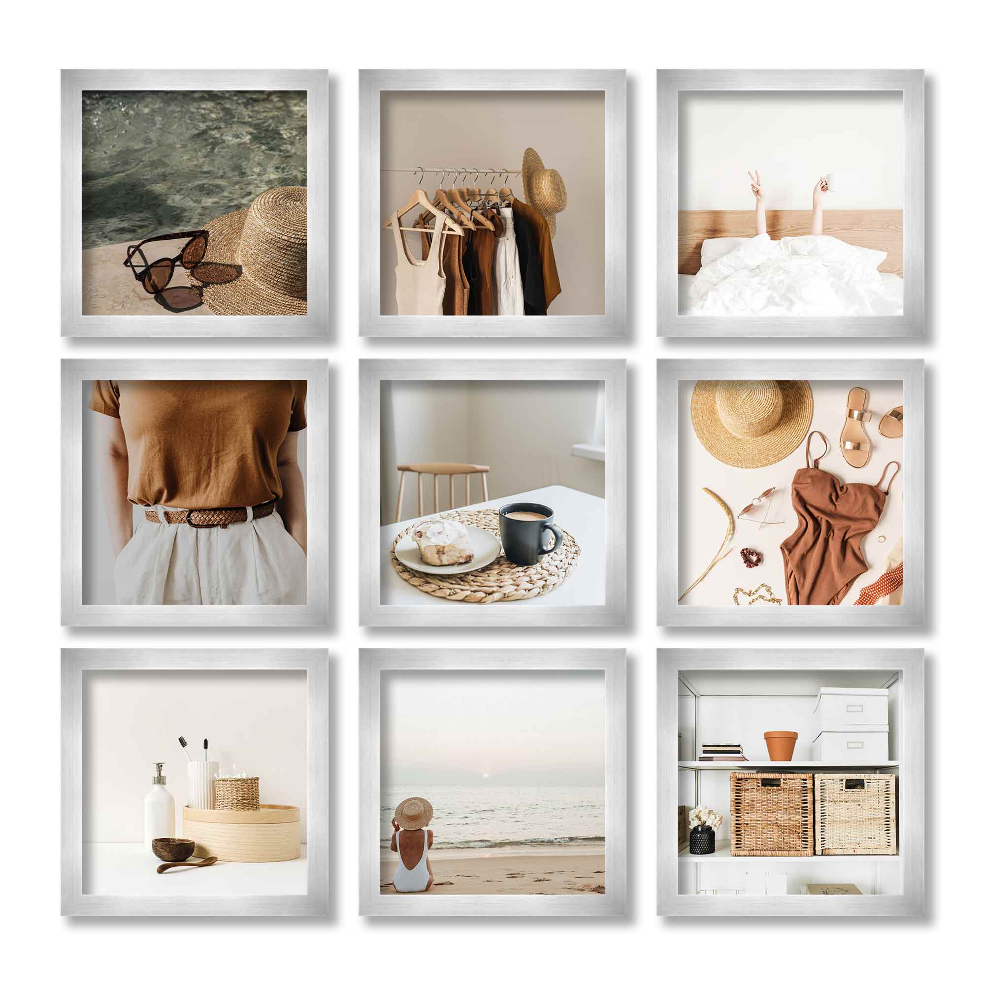 Silver Instagram Photo Frames | CustomPictureFrames.com