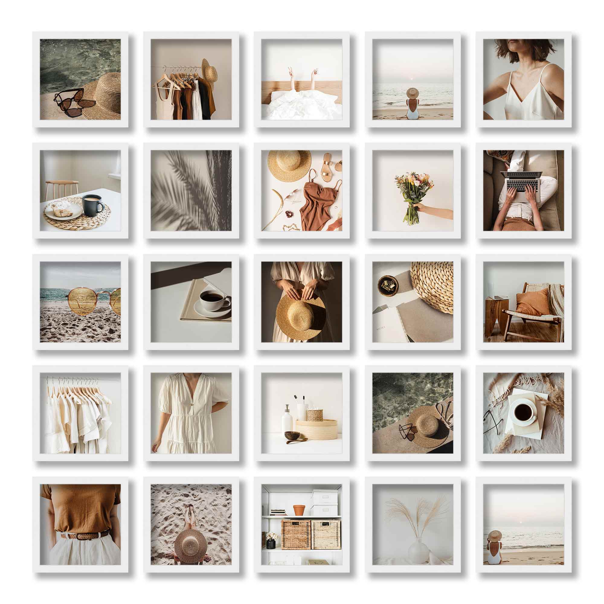 White Instagram Photo Frames | CustomPictureFrames.com