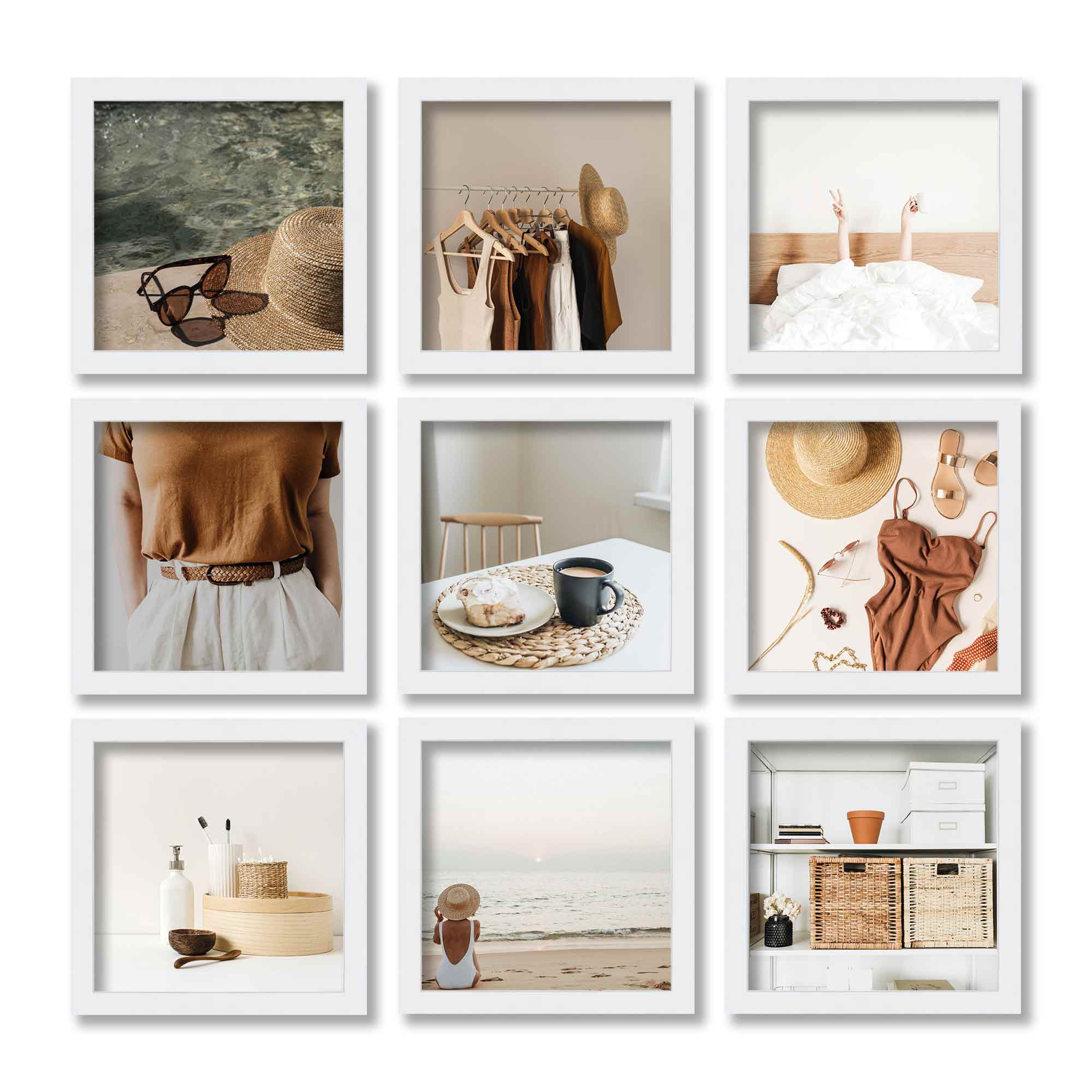 White Instagram Photo Frames | CustomPictureFrames.com
