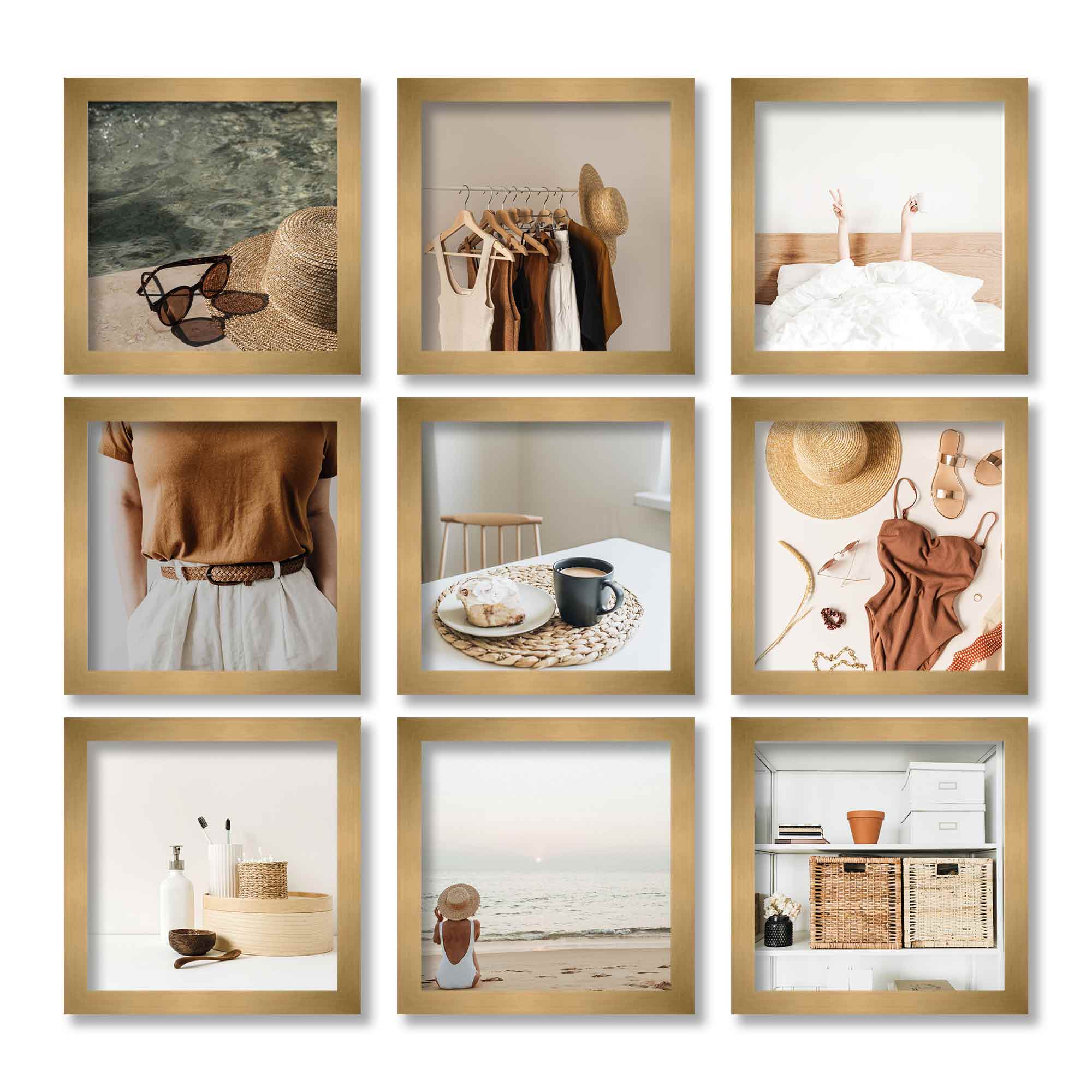 Gold Instagram Photo Frames | CustomPictureFrames.com