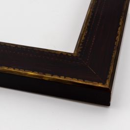 Soto Picture Frame | Brown Wood Picture Frames by CustomPictureFrames.com