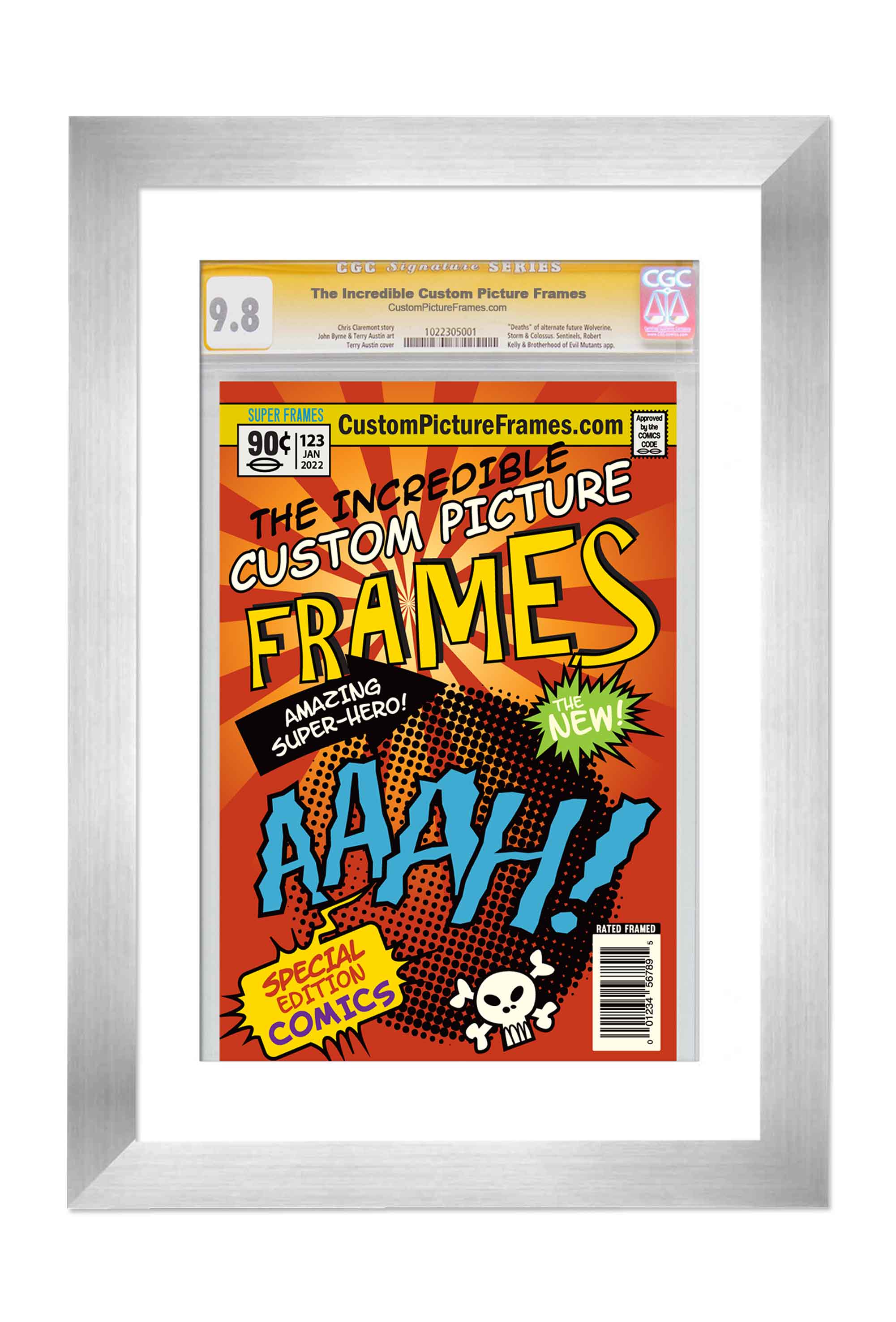 Silver Graded Comic Book Frame | Frames for CGC, CBCS or PGX Graded ...