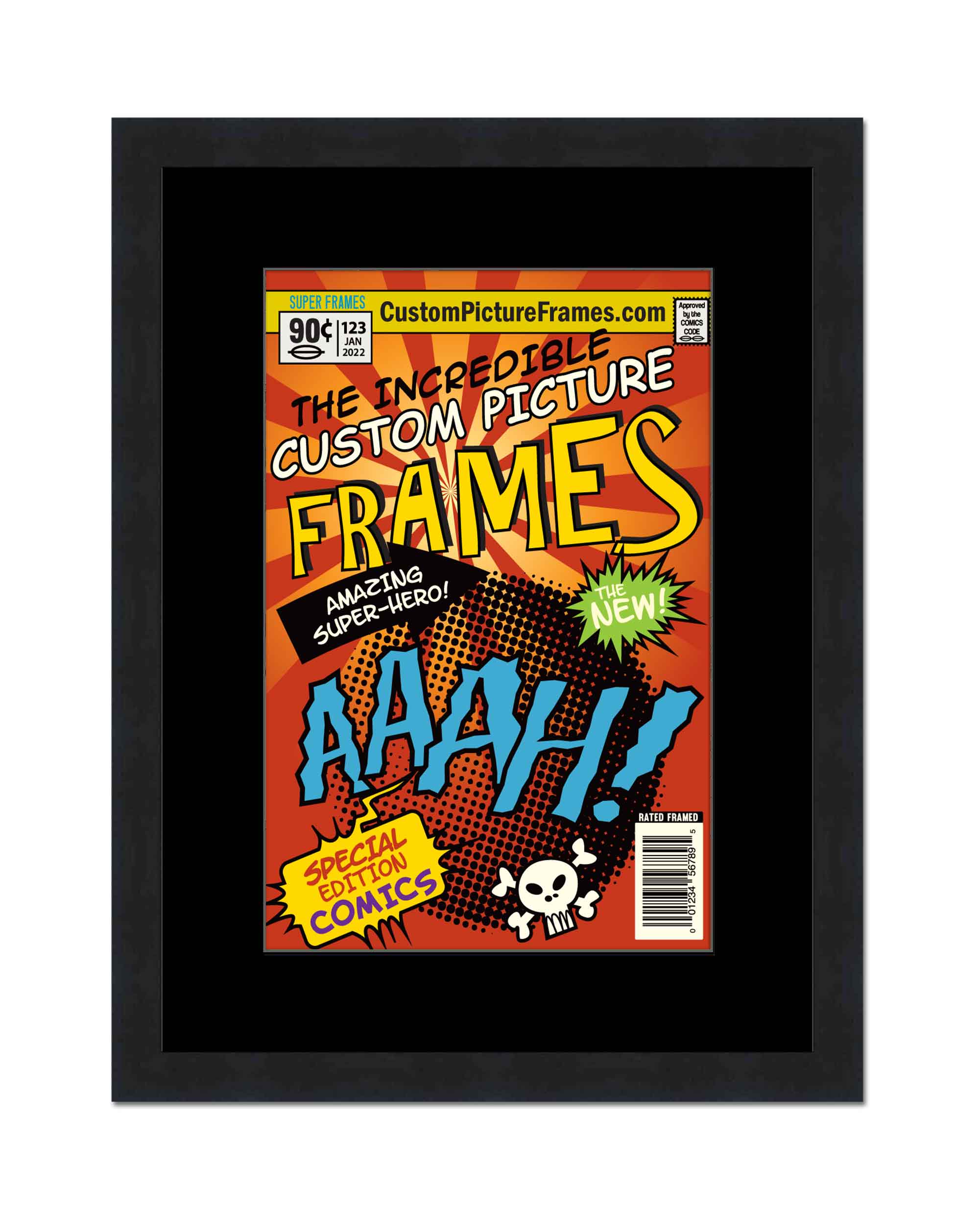 Black Comic Book Frame | Frames for Comic Books
