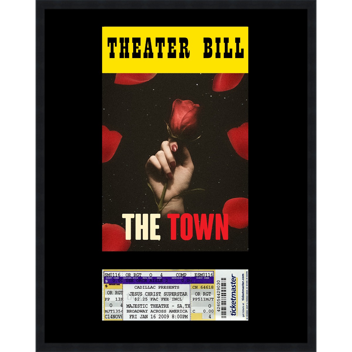 Playbill & Ticket Frame | Frames for Theater Bills & Tickets