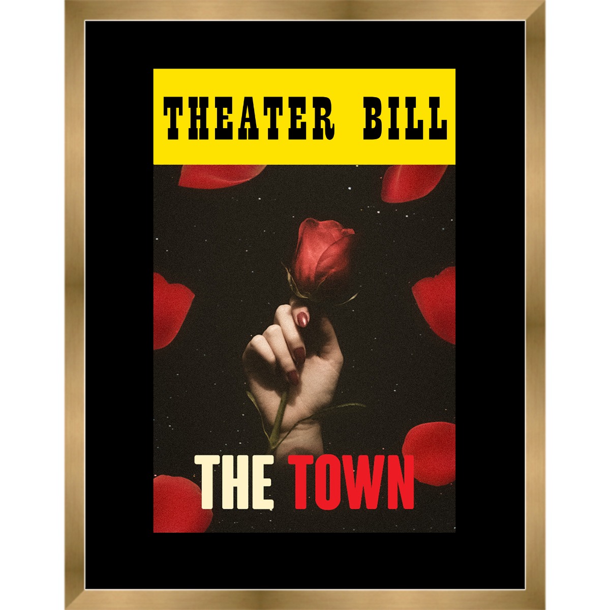 Matted Playbill Frame | Frames for Theater Bills