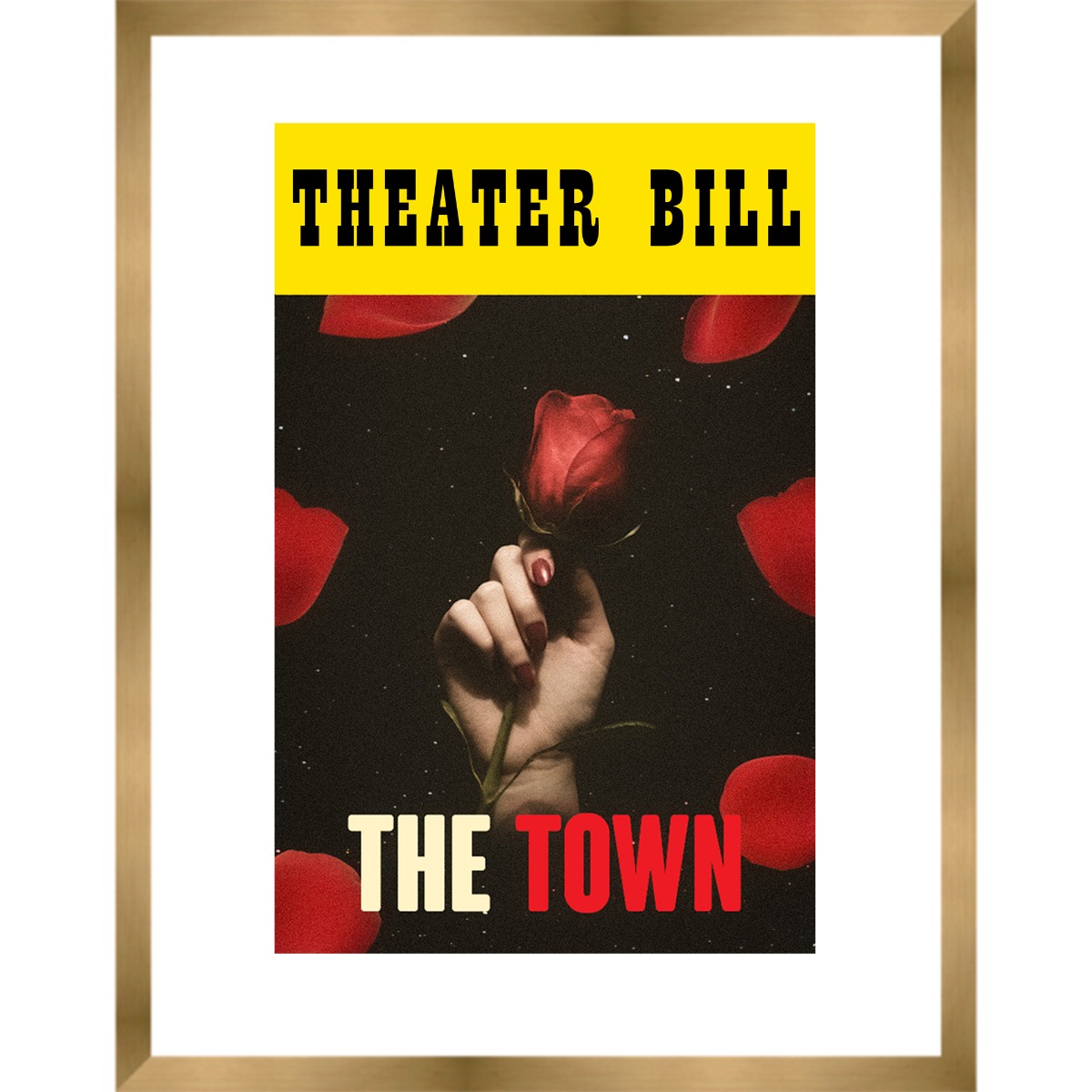 Matted Playbill Frame | Frames for Theater Bills