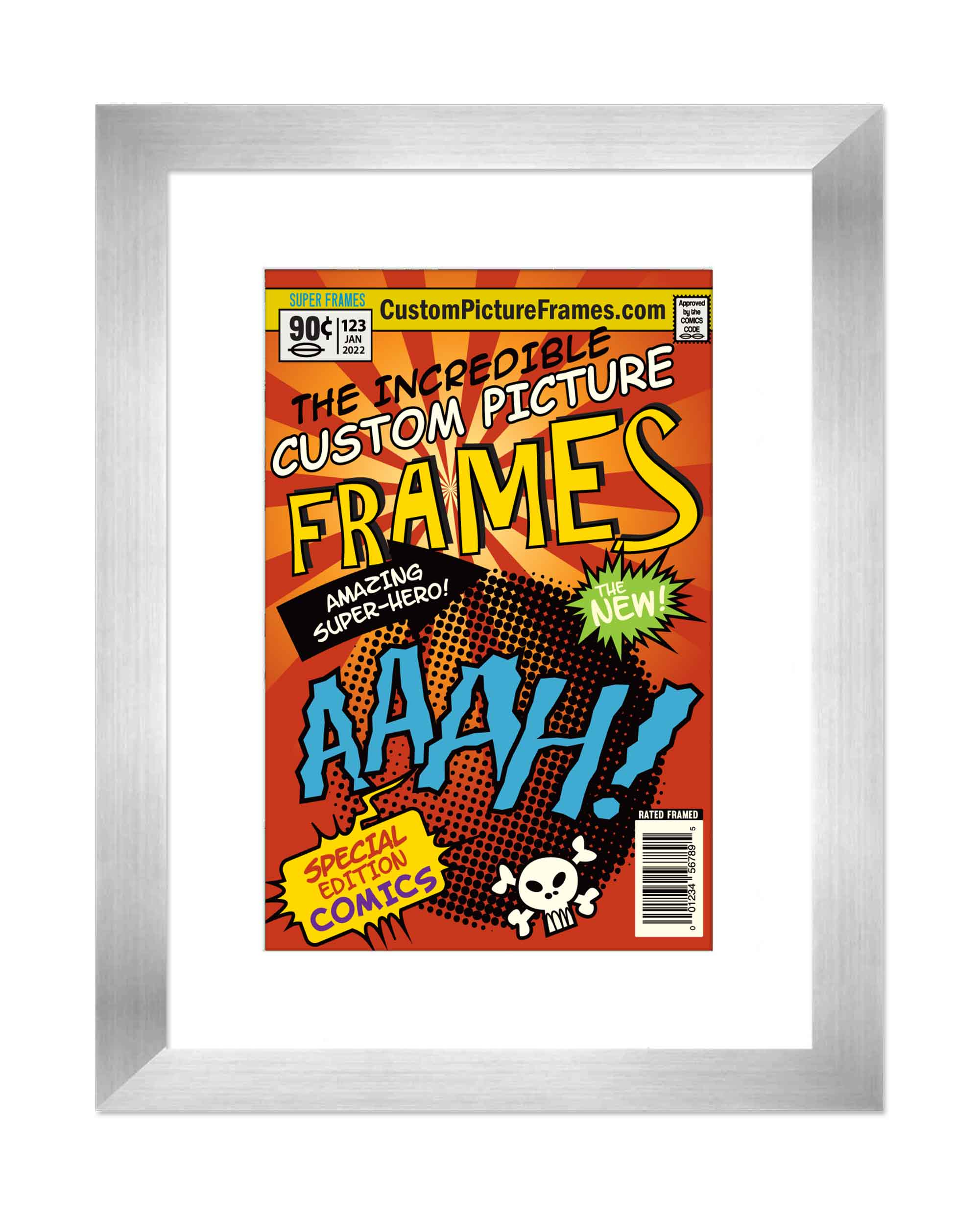 Silver Comic Book Frame | Frames for Comic Books