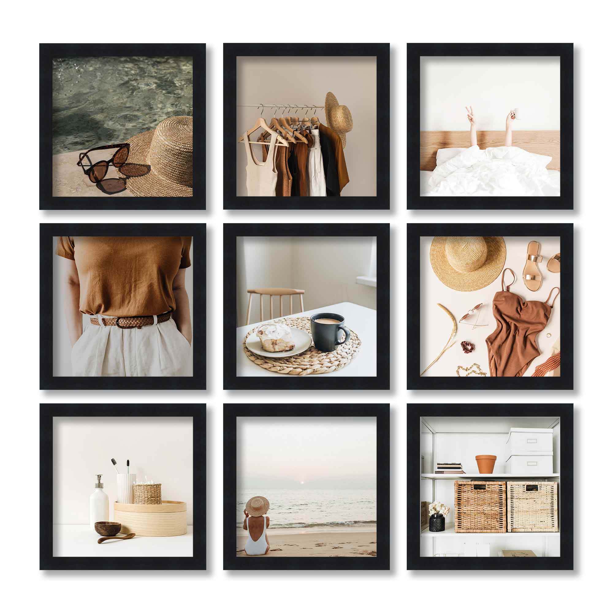 Black Instagram Photo Frames | CustomPictureFrames.com